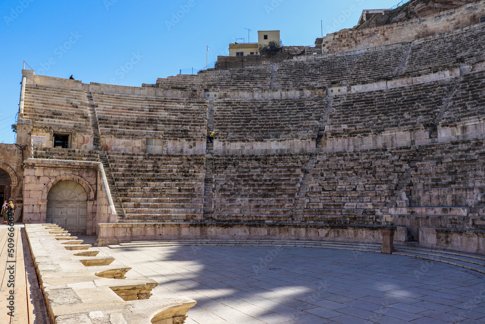 Roman amphitheatre - Amman, Jordan (downtown) roman and greek history ...