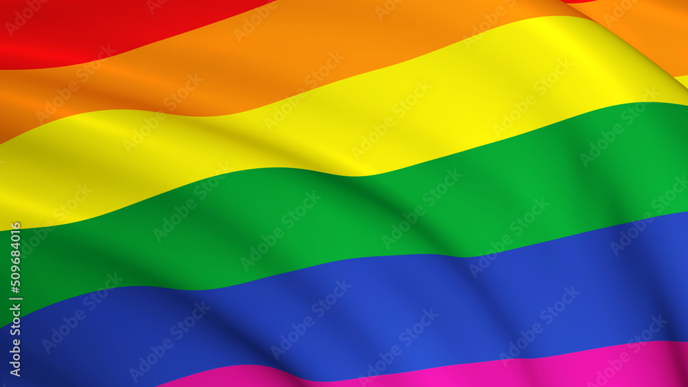 LGBT pride flag. Rainbow colors for LGBT. Pride for lesbian gay ...