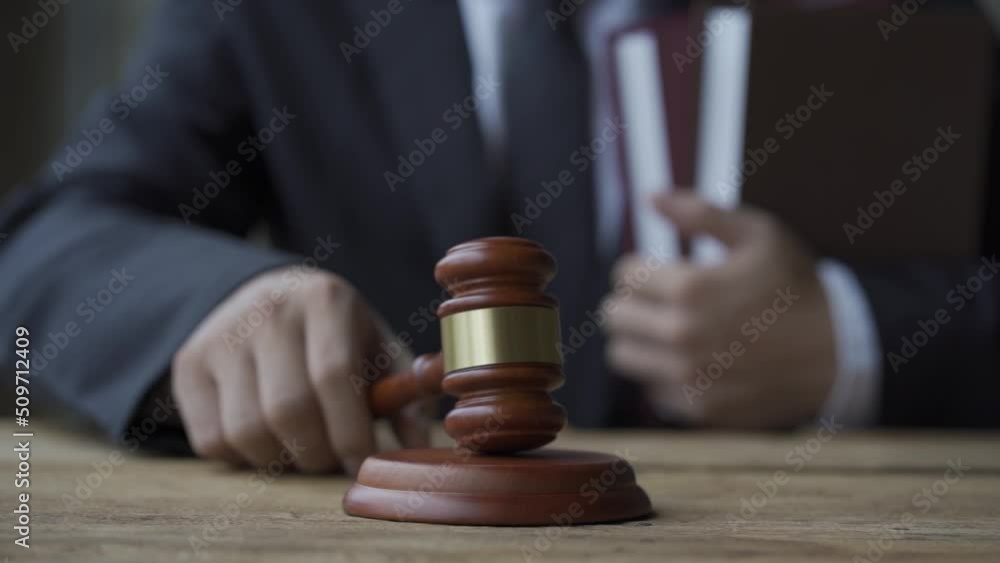 Judges call, mallet, go to court. Justice. The judge hits the hammer ...