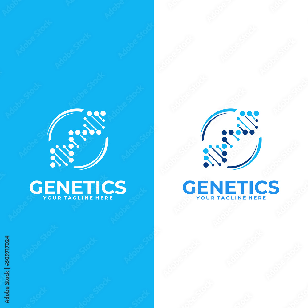 DNA vector logo collection. dna care logo designs simple modern for ...