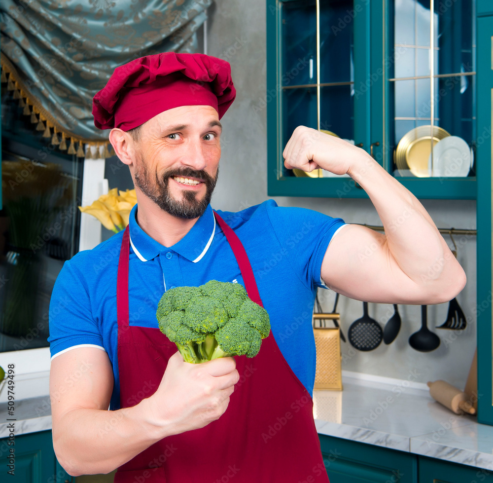 Man's power in cabbage. Chef's secrets in broccoli. Broccoli gives ...