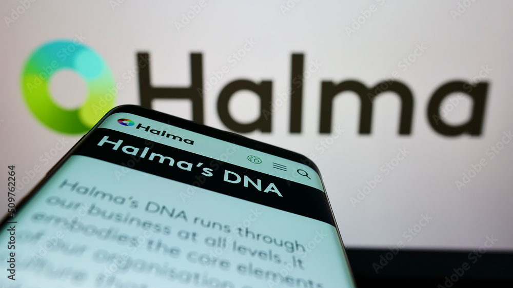 Stuttgart, Germany - 06-06-2022: Smartphone with website of British ...