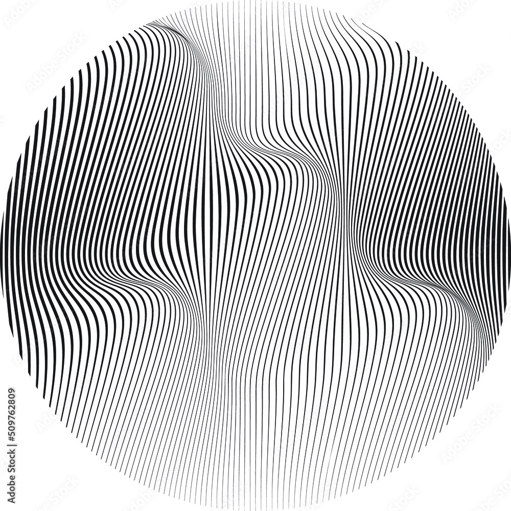 Abstract flow lines background . Fluid wavy shape .Striped linear ...