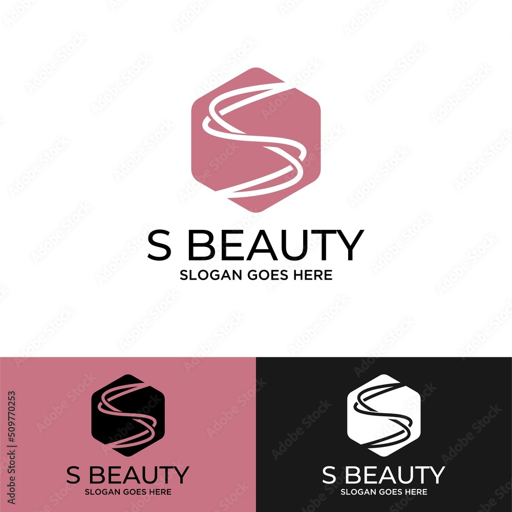 infinity monogram dalam gaya yang sangat mewah dan berkelas, huruf ...