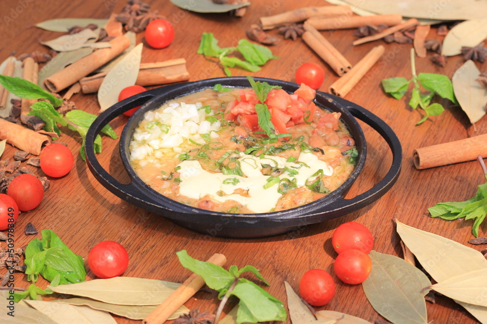 Traditional Arabic breakfast | Arabic food and drinks backgrounds ...