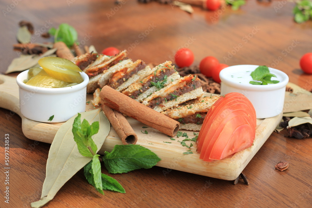 Traditional Arabic breakfast | Arabic food and drinks backgrounds ...