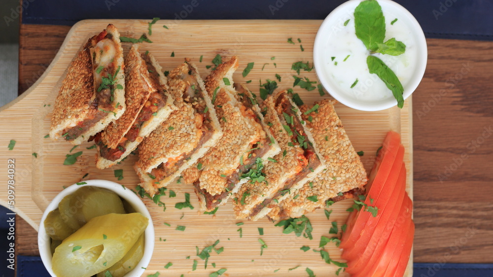 Traditional Arabic breakfast | Arabic food and drinks backgrounds ...