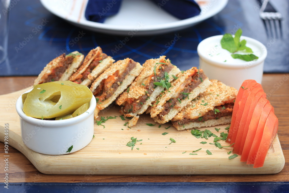 Traditional Arabic breakfast | Arabic food and drinks backgrounds ...