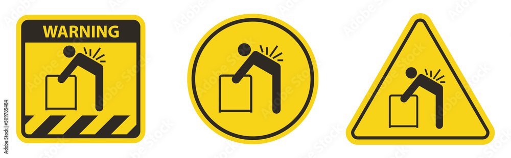Lifting Hazard May Result In Injury See Safety Manual For Lifting ...