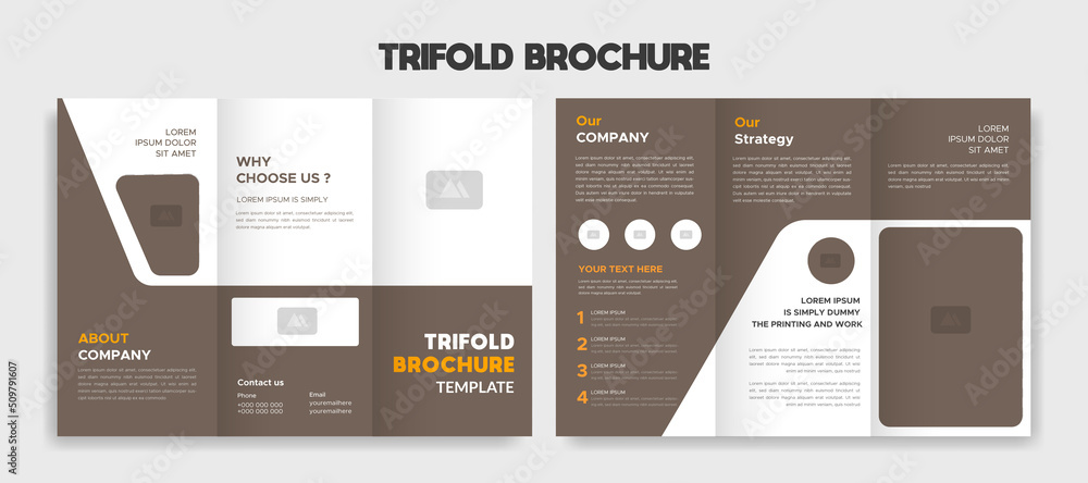 Fototapeta mapa świata dla dzieci creative editable trifold brochure ...