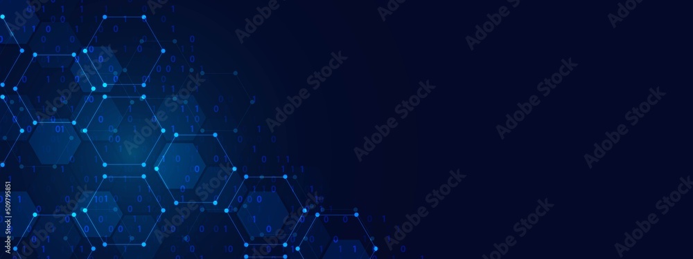 Vector neon information background frame. Computer technology design ...