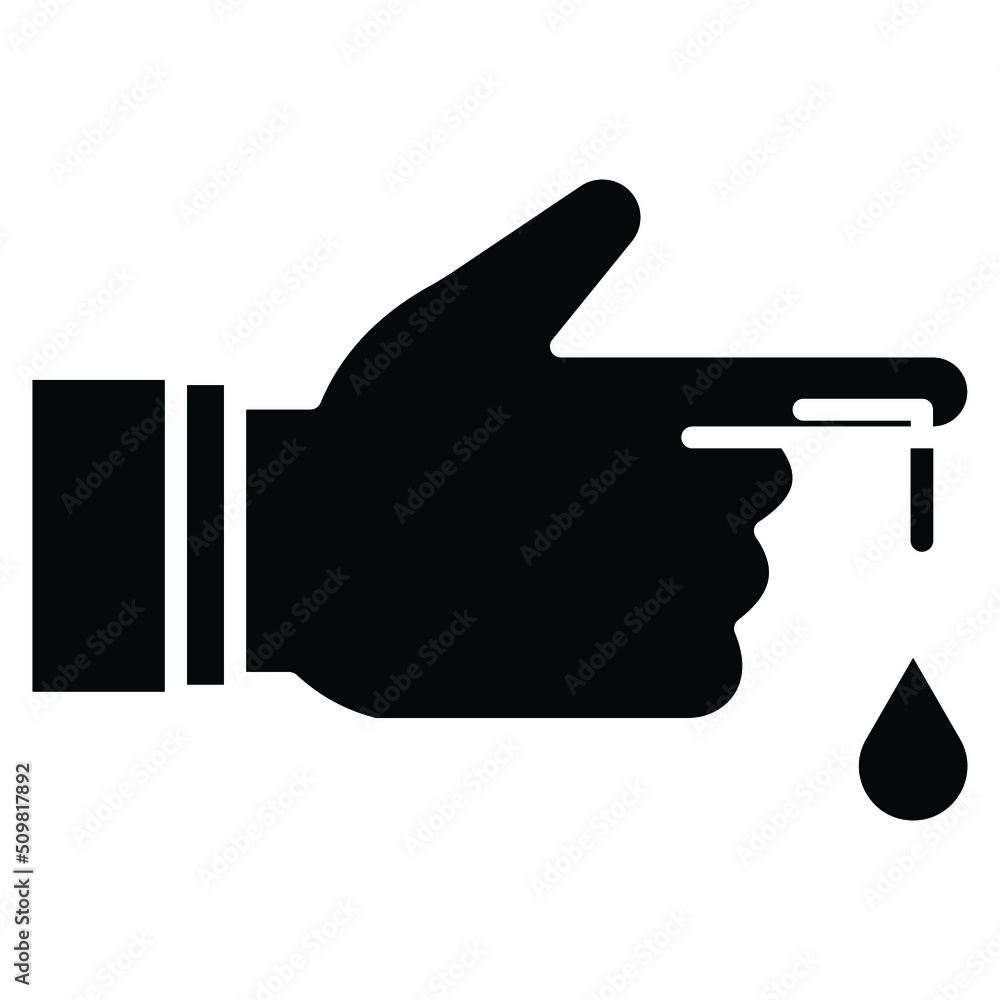 finger cut Vector icon which is suitable for commercial work and easily ...