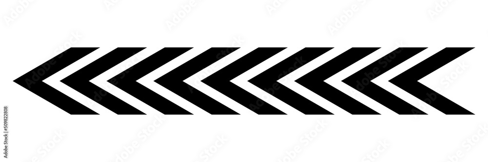 Arrow chevron symbol. Black arrows symbols set. Blend effect. Vector ...