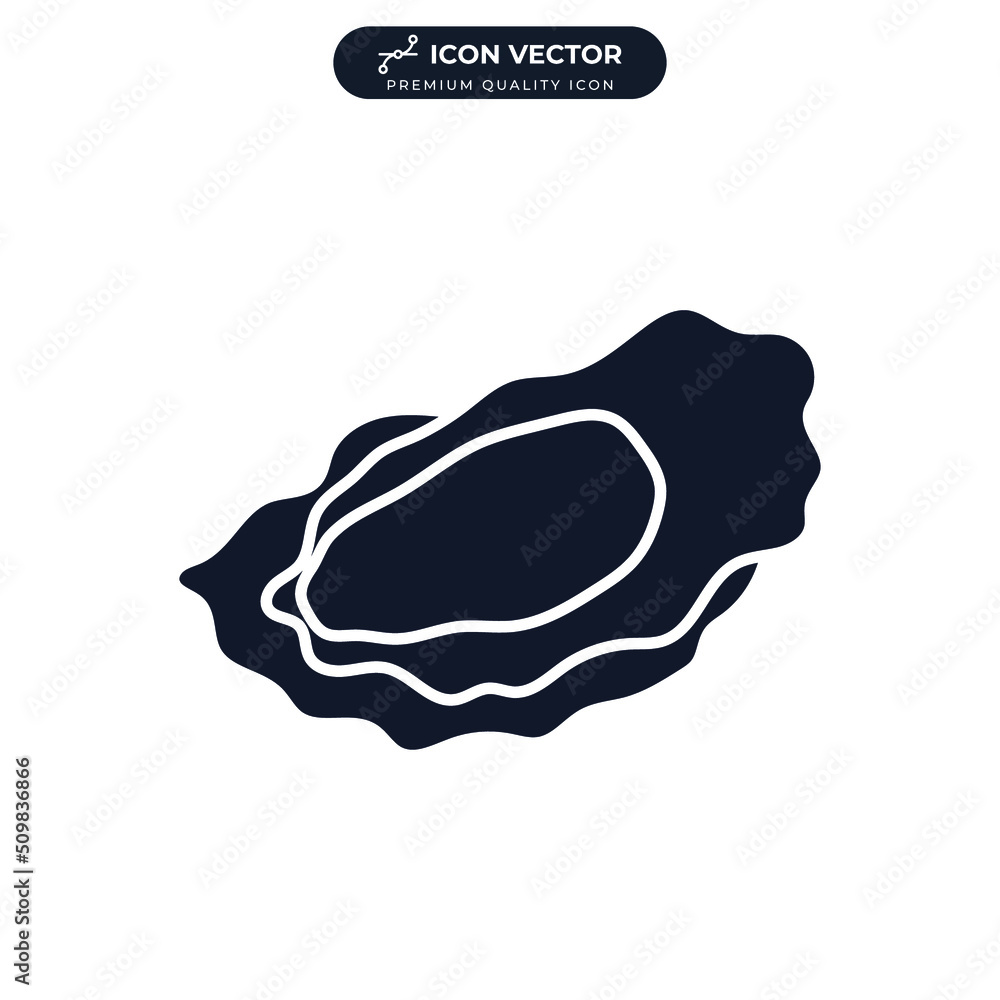 oyster icon symbol template for graphic and web design collection logo ...