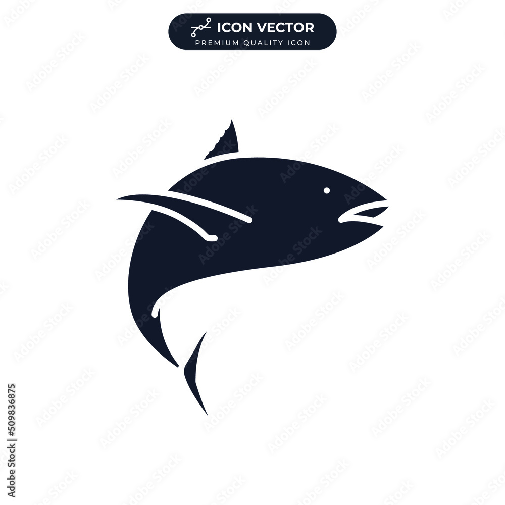 tuna icon symbol template for graphic and web design collection logo ...