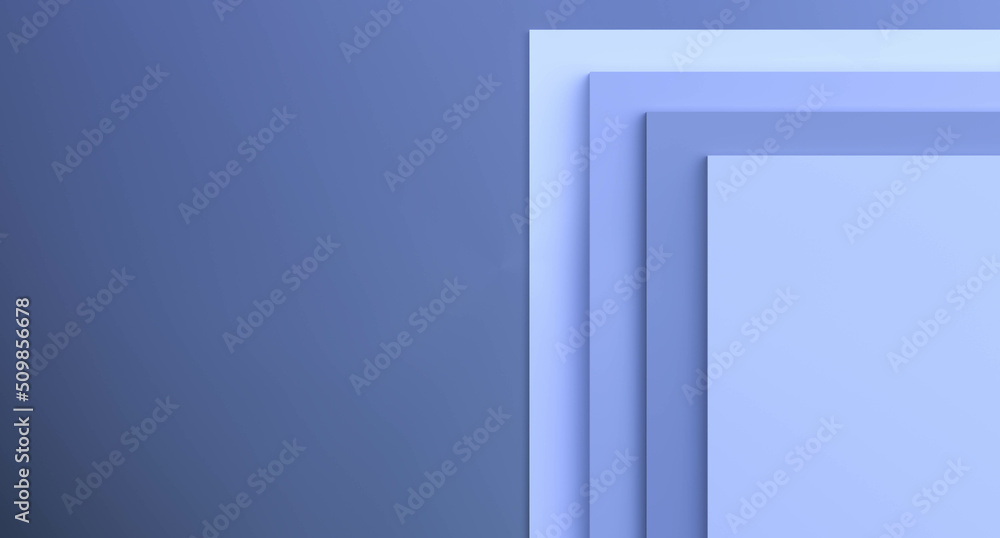 Shades of blue concept. Bluish panels on a blue background. Blue color ...
