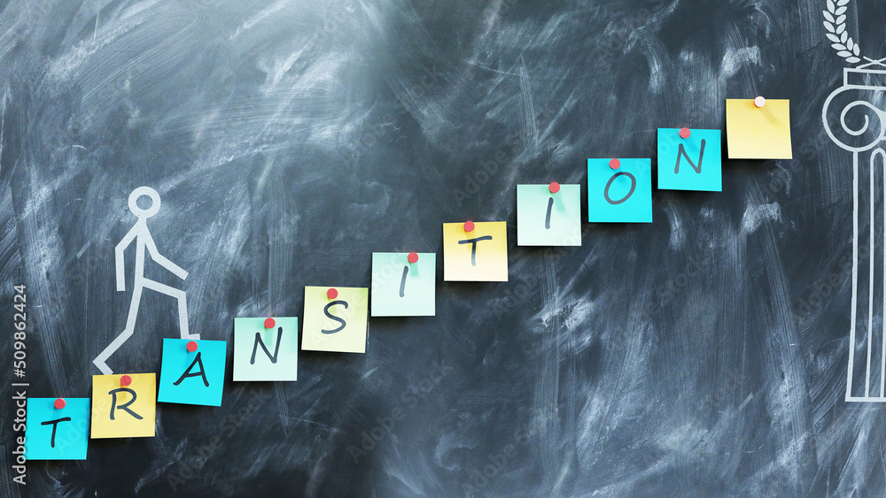 Transition make steps to success, wealth and prosperity in personal and ...