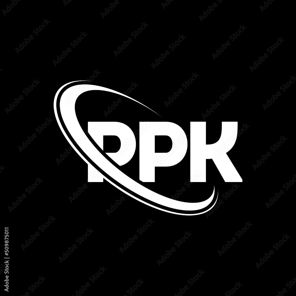 PPK logo. PPK letter. PPK letter logo design. Initials PPK logo linked ...