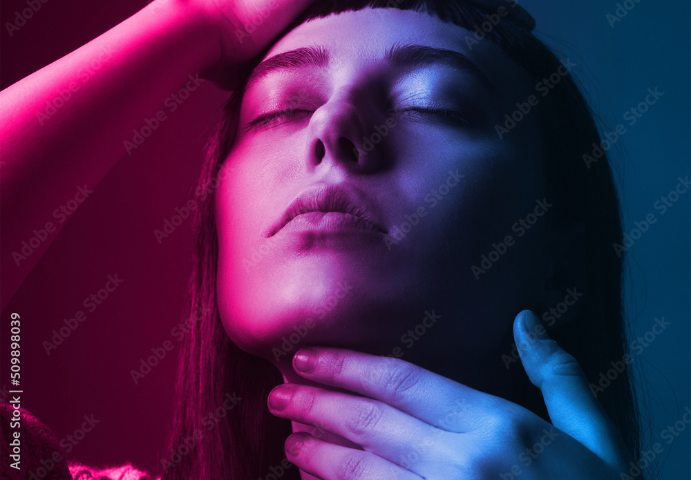 Dual Tone Photo Mockup Effect Stock Template | Adobe Stock