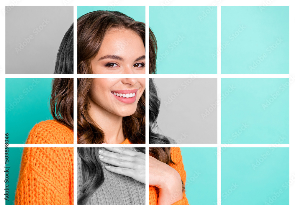 Split Photo Frame Mockup Stock Template | Adobe Stock