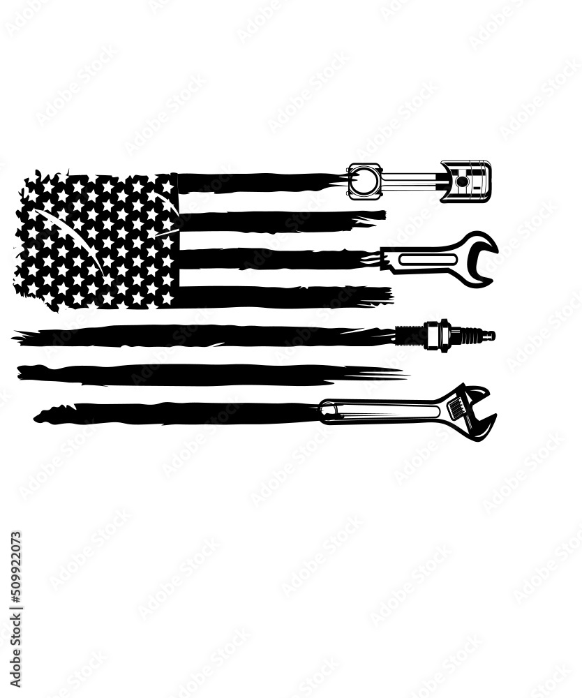 Vetor de mechanic svg,mechanic flag svg, mechanic american flag svg ...
