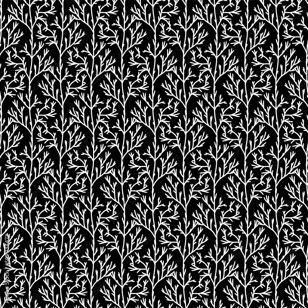 Grass pattern seamless. Plants background. herb texture Stock Vector ...