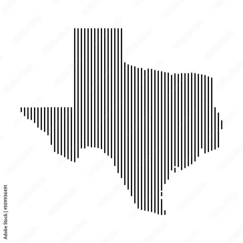 texas vector vertical map, map of texas , suitable for office room ...
