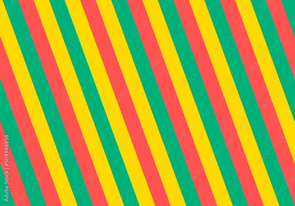 Fondo de barras en diagonal de color verde, rojo y amarillo. Stock ...