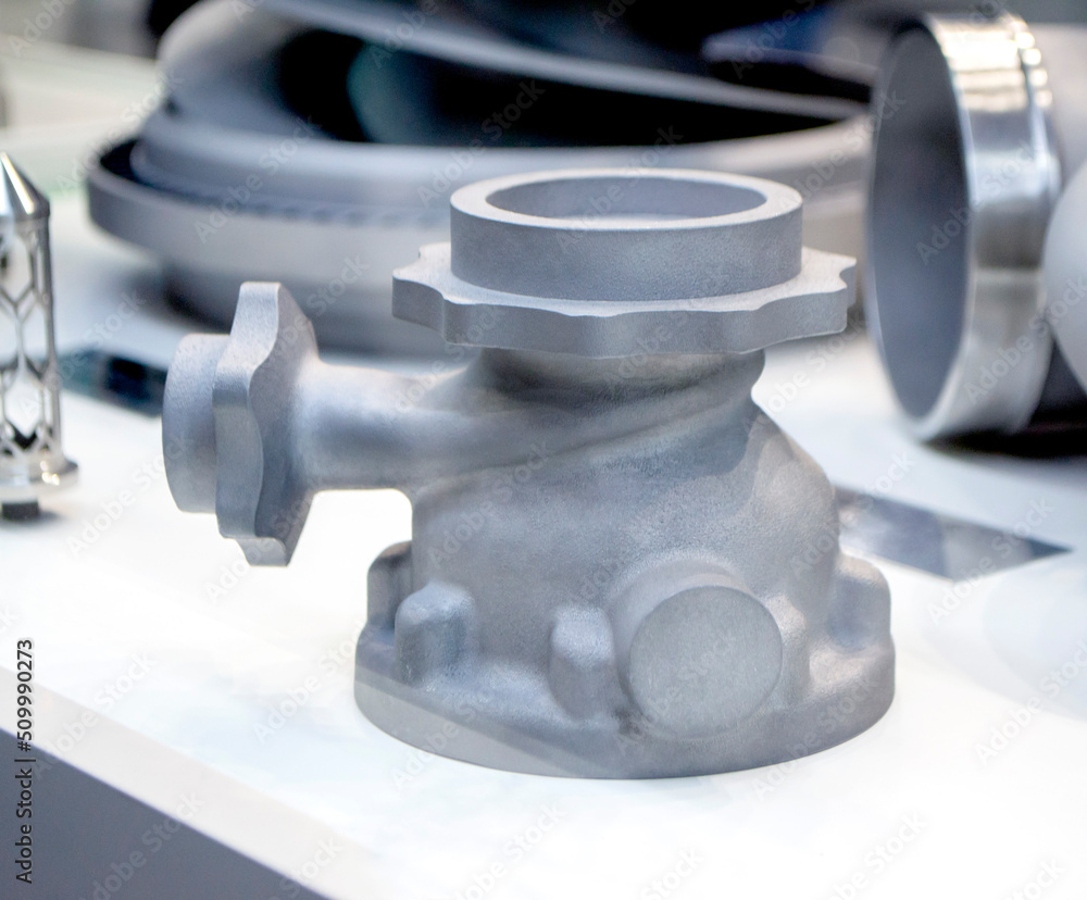 Model object of a large industrial part printed on a 3D printer from ...