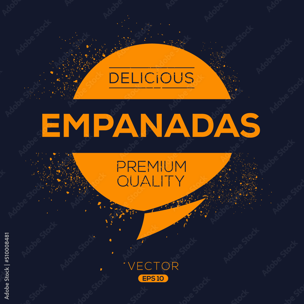 Creative (Empanadas) logo, Empanadas sticker, vector illustration ...