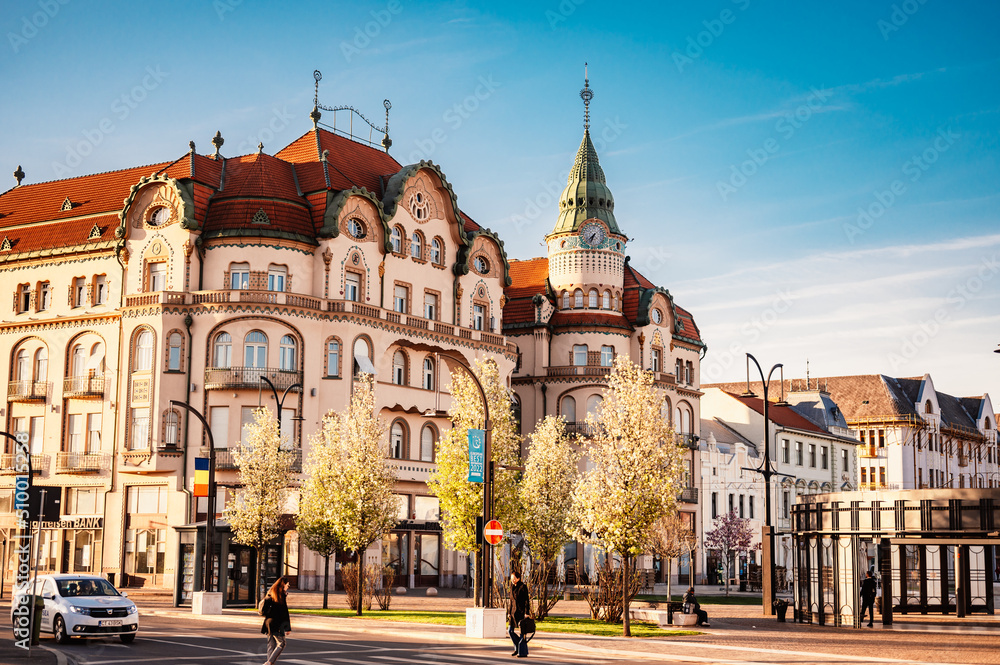 Oradea, Romania with Union Square (Piata Unirii), The Capital of Art ...
