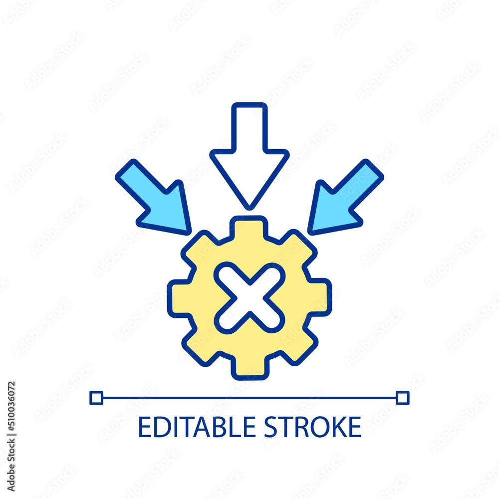No integration RGB color icon. Process breakage. Stopped operation ...