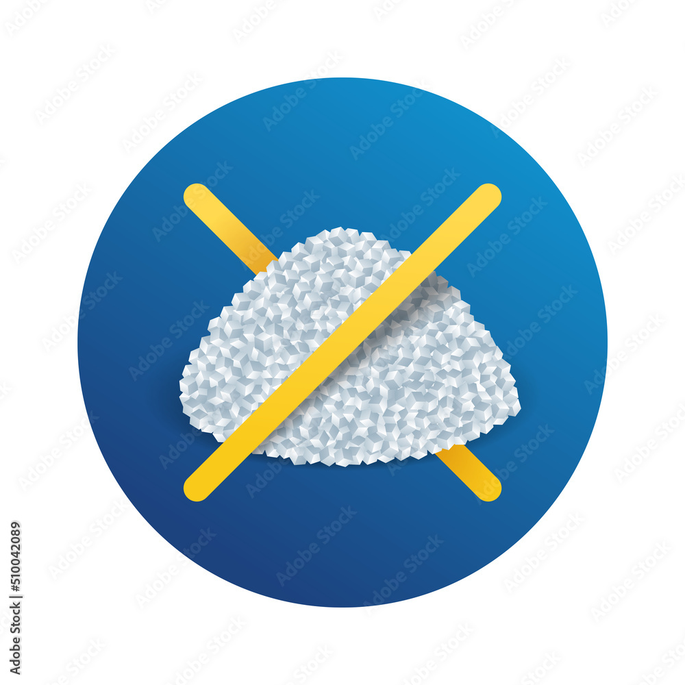 Zero sugar icon - no added sweetener Stock Vector | Adobe Stock