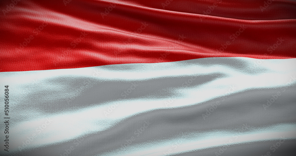 Indonesia national flag background illustration. Symbol of country Stock Illustration | Adobe Stock