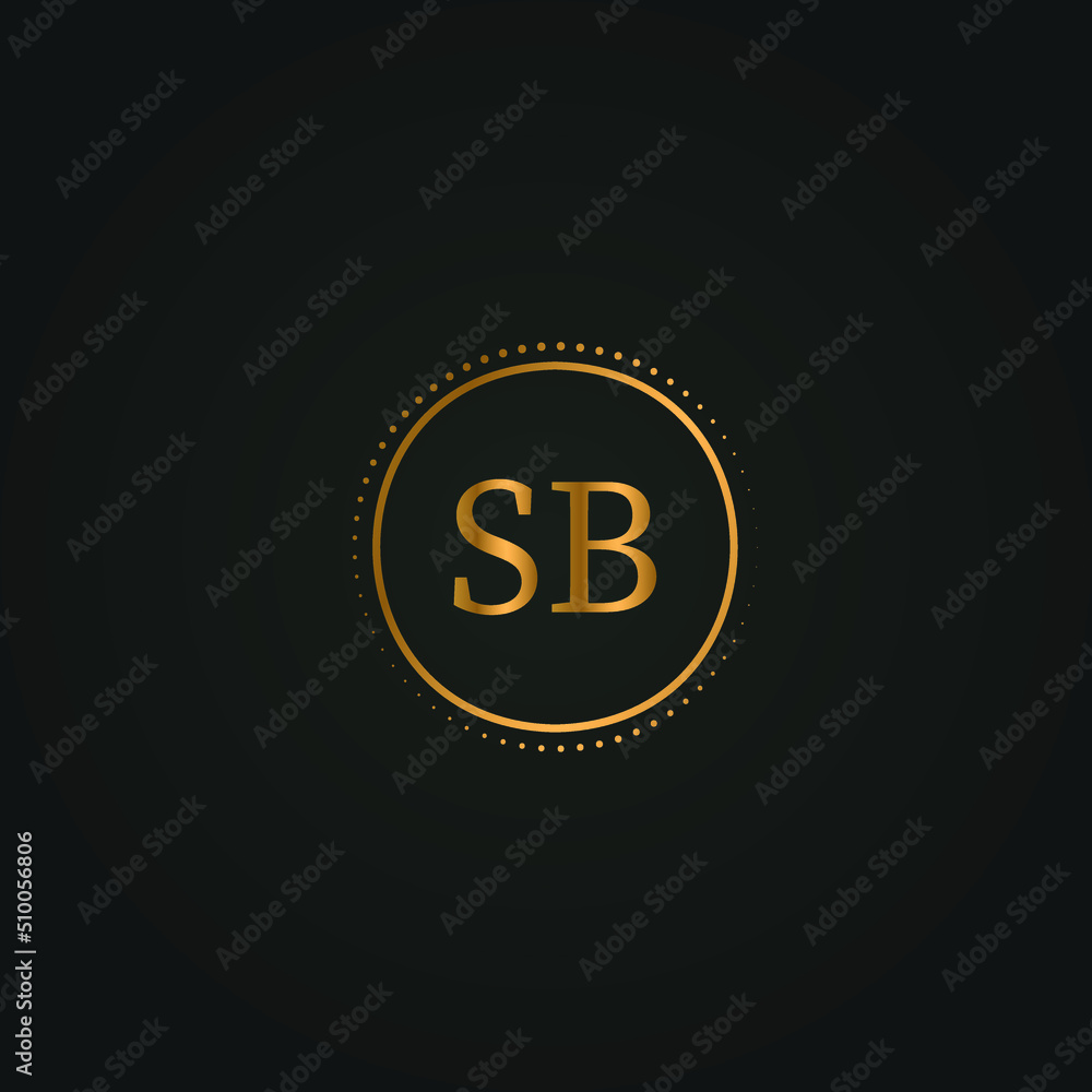 SB 2 letter design for logo and icon.SB monogram logo.vector ...