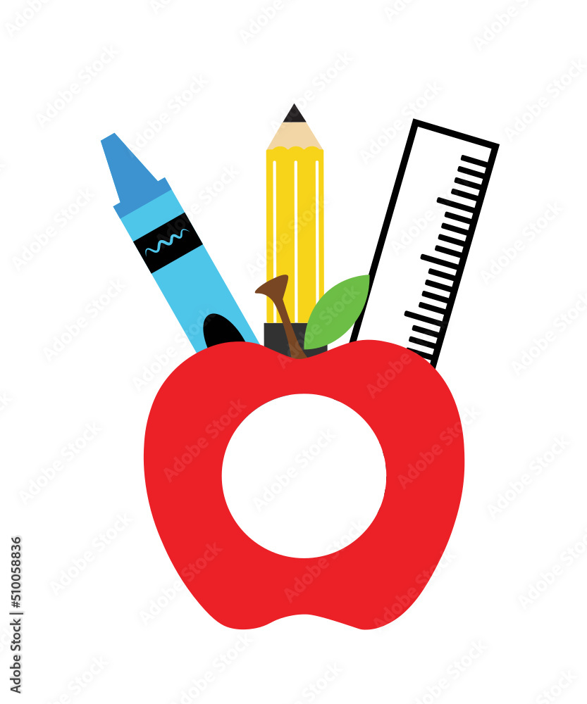 apple Split Monogram Svg, apple svg, teacher svg, school svg, apple ...