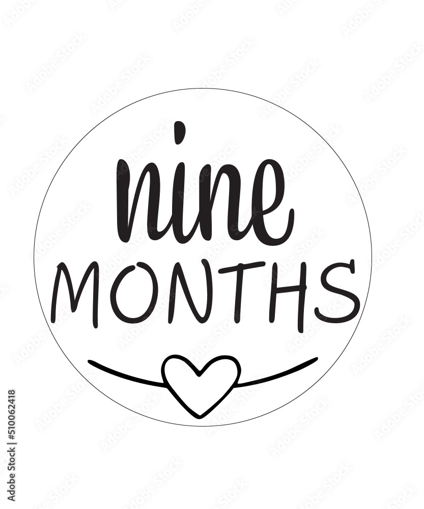 Baby Milestone Rounds SVG, Baby Milestone Rounds png, Baby Rounds SVG ...