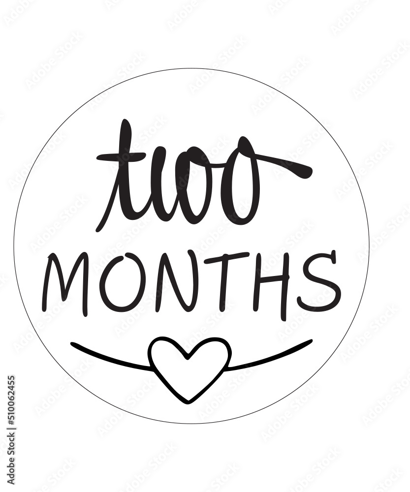 Baby Milestone Rounds SVG, Baby Milestone Rounds png, Baby Rounds SVG ...