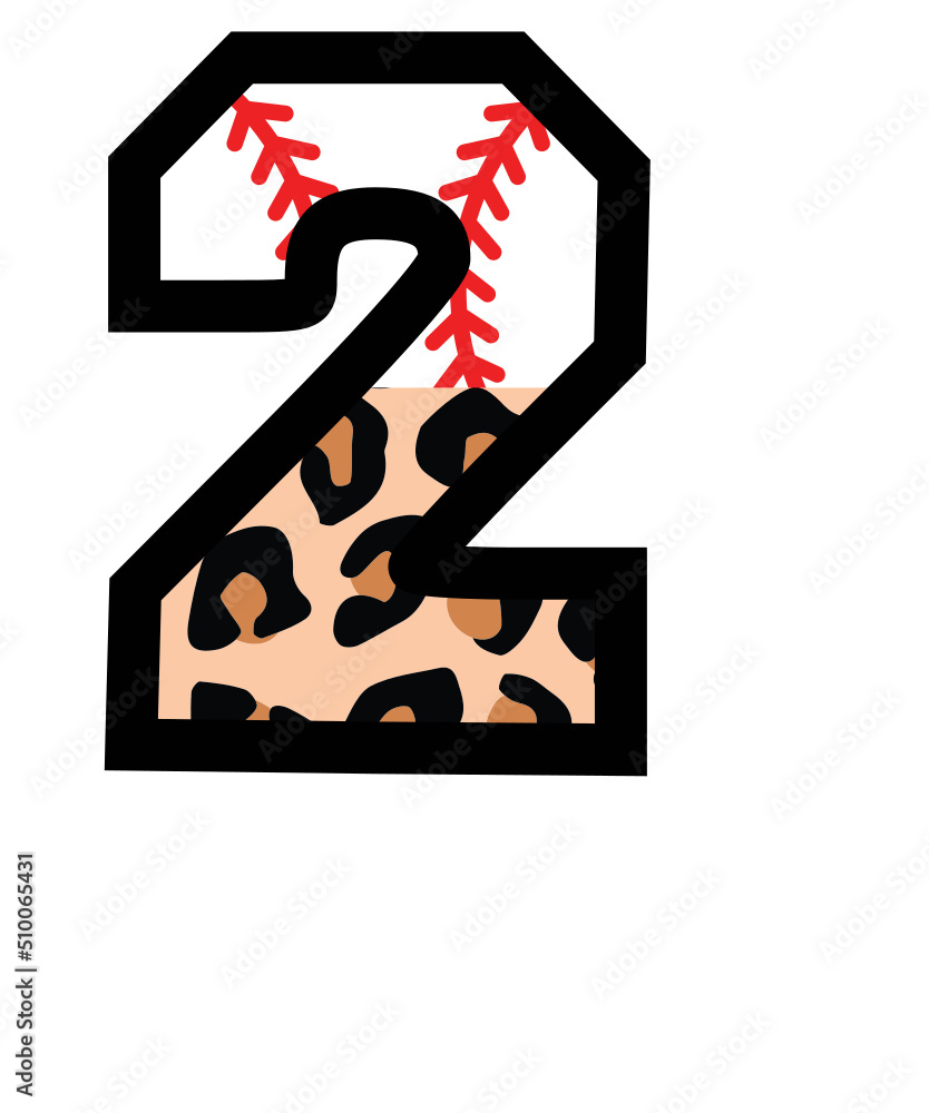 baseball Font SVG png, half leopard baseball font letters alphabet and ...