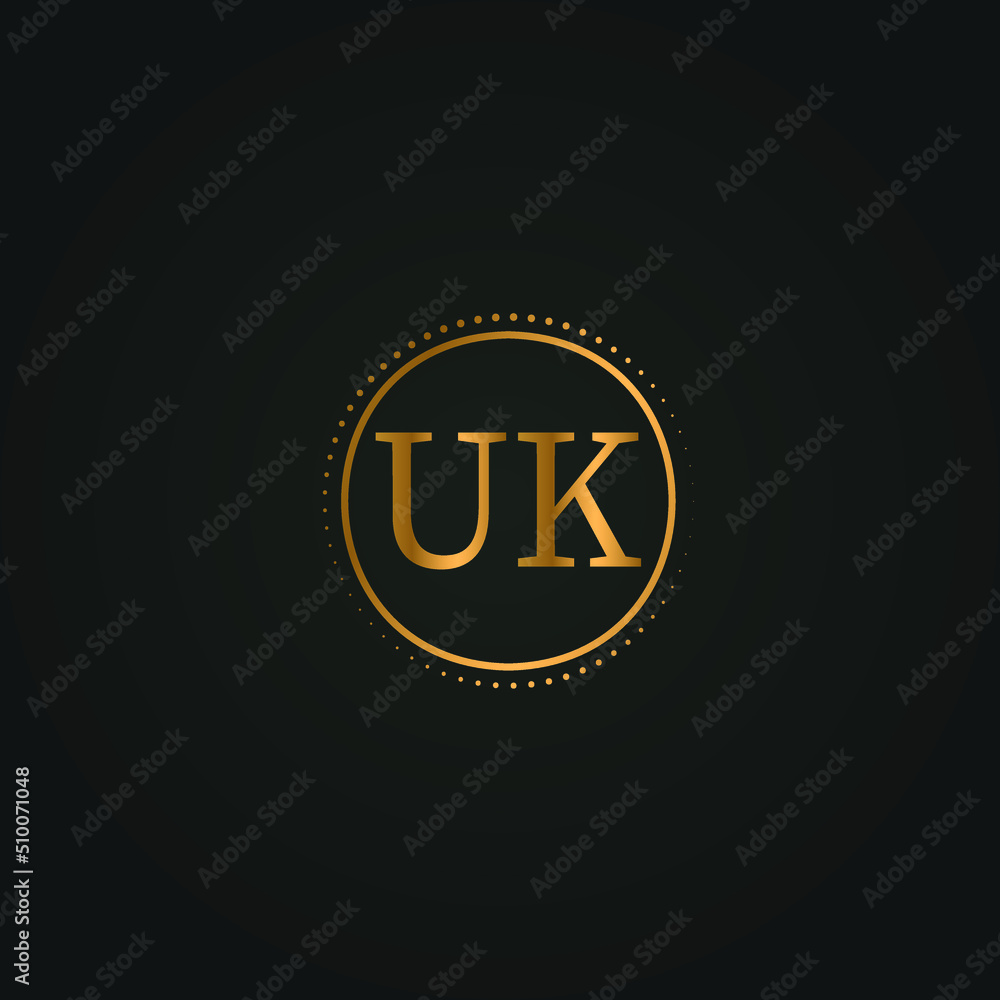 UK 2 letter design for logo and icon.UK monogram logo.vector ...