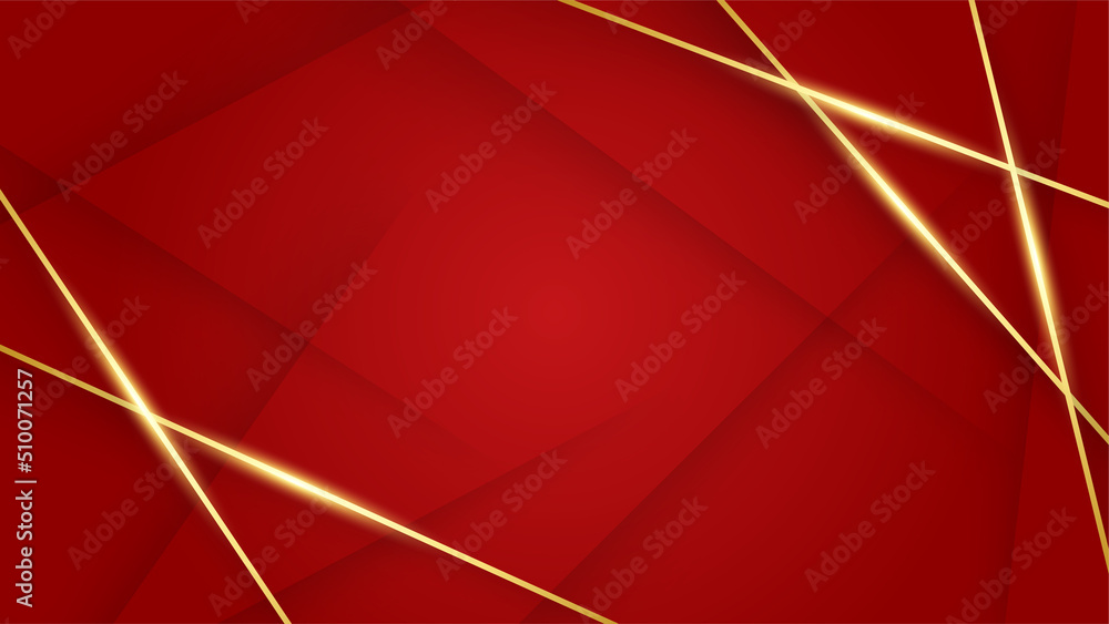 Abstract red and gold background Stock Vector | Adobe Stock