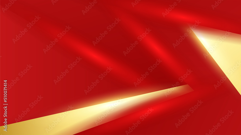 Abstract red and gold background Stock Vector | Adobe Stock