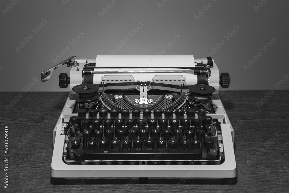 vintage typewriter keyboard retro manual machine Stock Photo | Adobe Stock