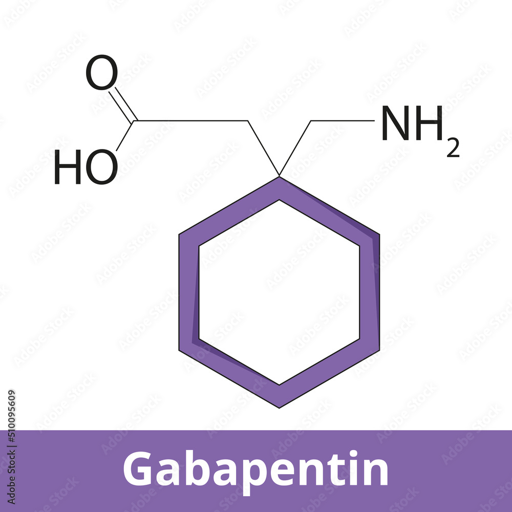 Photo And Art Print Chemical Structure Of Gabapentin Olha