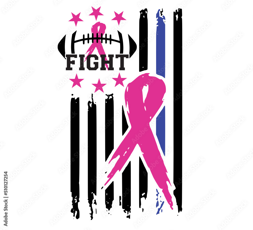 blue cancer usa flag svg png, cancer svg, Fight svg, cancer fight svg ...