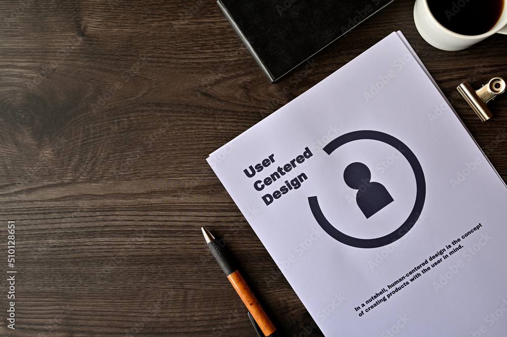 There is dummy documents that created for the photo shoot on the desk ...