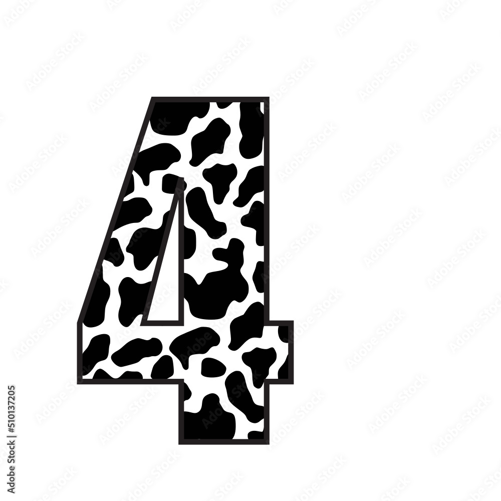 cow print font svg, cow pattern half print font letters alphabet svg ...