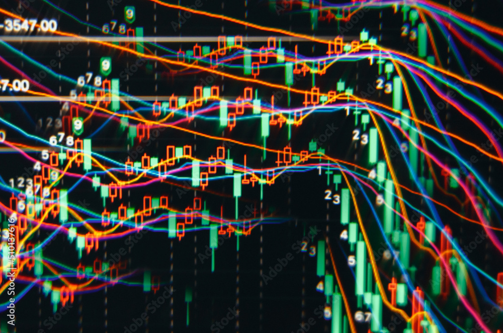 stock market trend chart Stock Photo | Adobe Stock