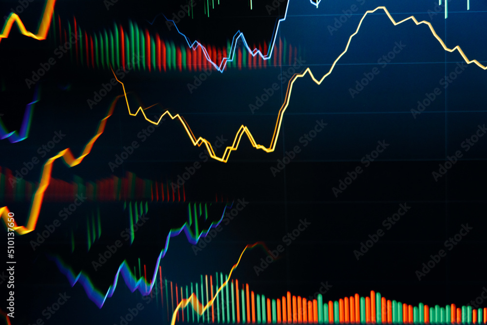 stock market trend chart Stock Photo | Adobe Stock