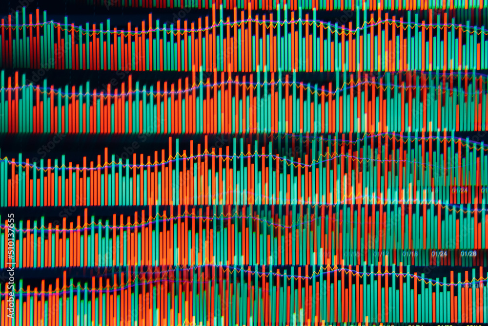 stock market trend chart Stock Photo | Adobe Stock